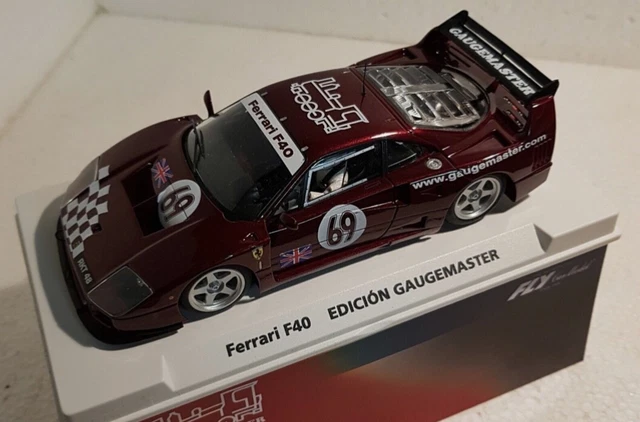 SCALEXTRIC / FLY FERRARI F40 EDICION GAUGEMASTER #69 SLOTCAR 1/32 ...