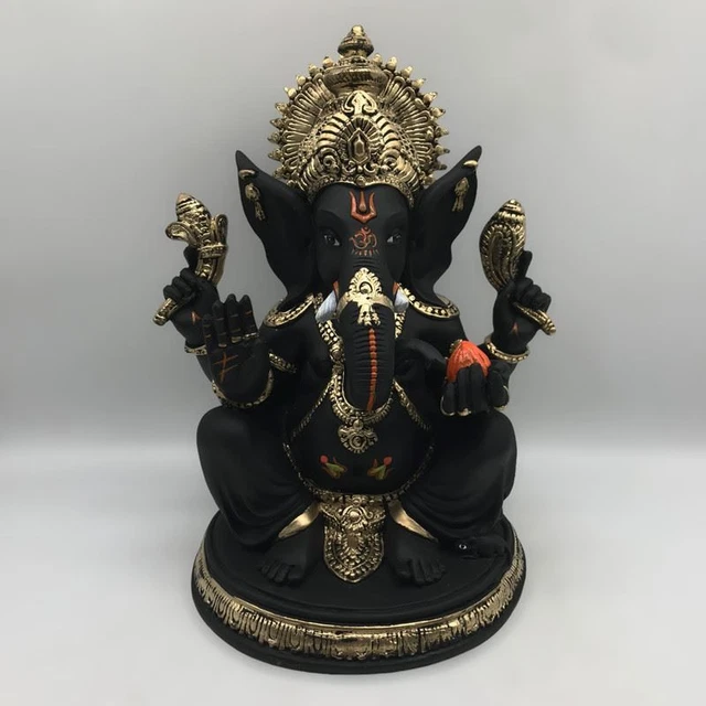 GANESH GANESHA GANPATI Ganapati Hindu God Hindu God Ganesh fiber idol ...