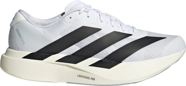 ADIDAS ADIZERO EVO SL Mens Running Shoes White Lightweight Racing Run ...
