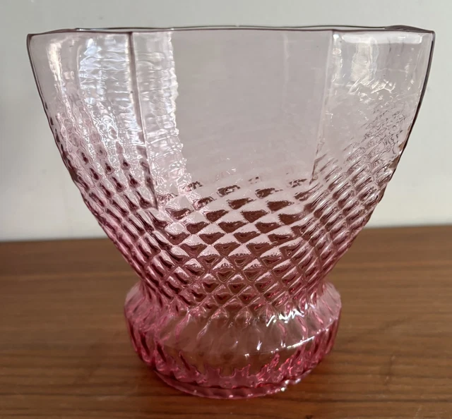 EDWARDIAN CRANBERRY OIL Lamp Glass Shade 3.5" Fitter 15cm Tall £68.31 ...