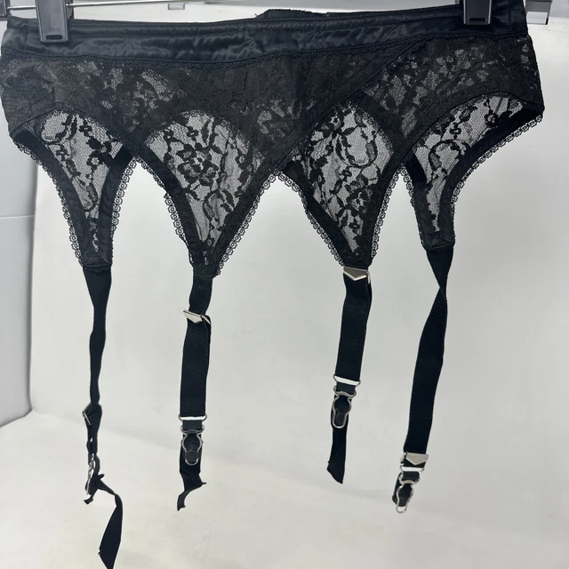 Marja Garter Belt Vintage 1950s Rare Sexy See Thru Lace And Nylon Sz 28 8645