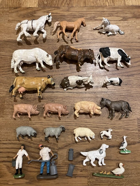 VINTAGE BRITAINS FARM Animals Plastic Figures x 24 £16.31 - PicClick UK