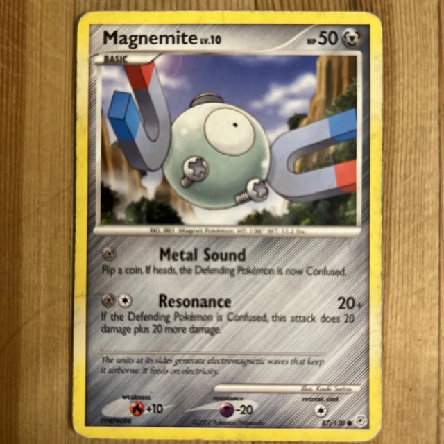1X - MAGNEMITE - 87/130 - Common HP English Pokemon Diamond and Pearl ...