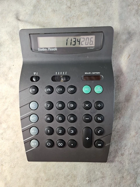 VINTAGE RADIO SHACK Calculator EC-2027 $6.93 - PicClick CA