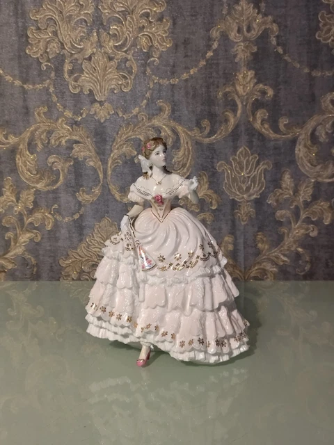 ROYAL WORCESTER 'THE Fairest Rose' Lady Figurine Compton & Woodhouse ...