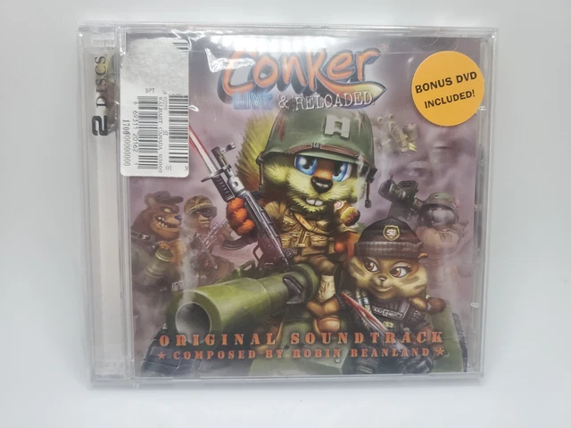 CONKER'S BAD FUR Day Live and Reloaded Soundtrack XBOX CD Factory ...
