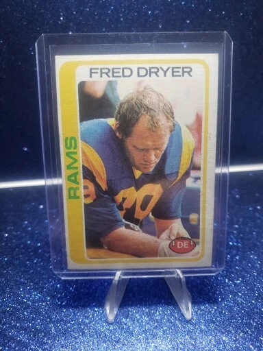 FRED DRYER 1978 Topps LA Los Angeles Rams Vintage Football EUR 5,22 ...