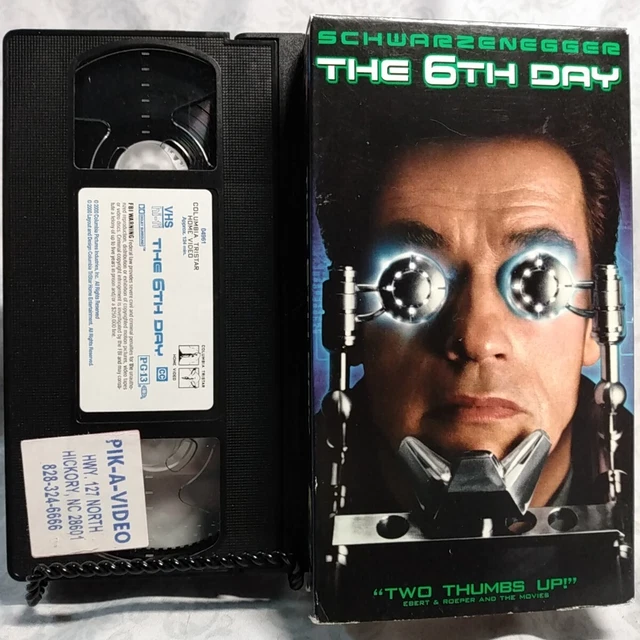 THE 6TH DAY (VHS, 2001) Arnold Schwarzenegger £2.78 - PicClick UK