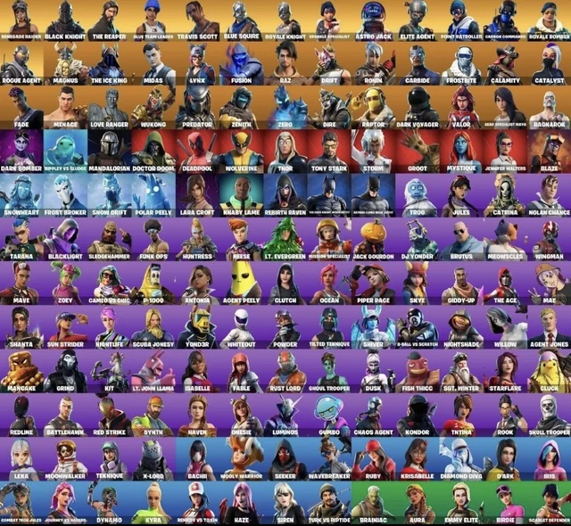 RENEGADE RAIDER AND Travis Scott SEASON 1 OG SKINS EUR 233,59 - PicClick IT