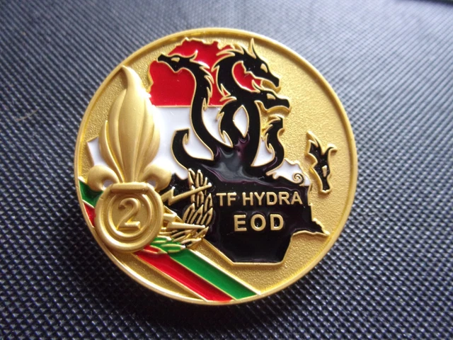 INSIGNE EOD 2° Régiment Etranger du Génie - Légion - Irak - TF Hydra - matriculé EUR 49,99 ...