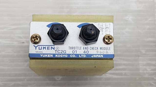 YUKEN THROTTLE AND Check Module Tc2G-01-40 $100.05 - PicClick CA