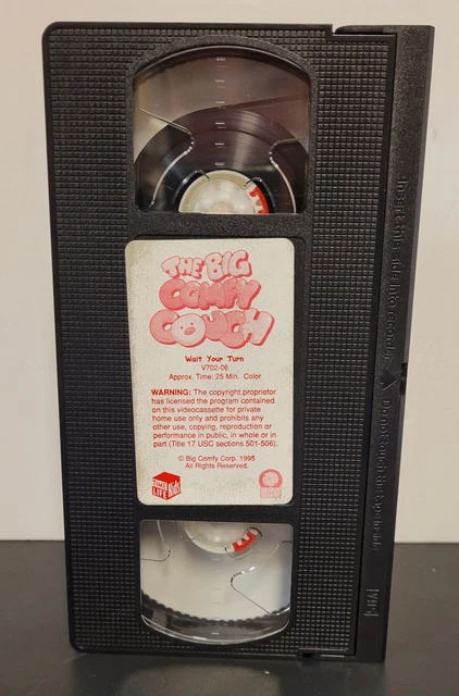 THE BIG COMFY Couch Wait Your Turn VHS Tape 1995 Time Life Kids *Tape ...