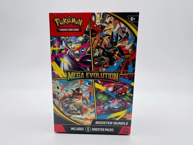 BRAND NEW POKÉMON TCG: Mega Evolution Booster Bundle Pokemon Center £44 ...