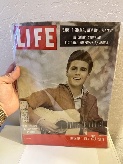 LIFE MAGAZINE DECEMBER 1, 1958 - Pignatari, Africa, Ricky Nelson £15.77 ...