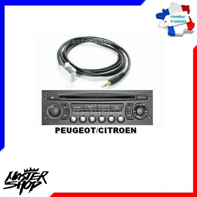 CÂBLE AUXILIAIRE POUR autoradios d'origine Citroën C1 C2 C3 C4 C5 C6 ...