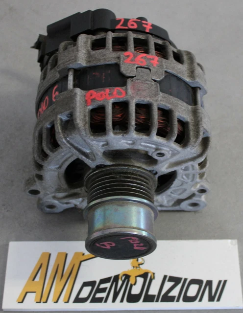 04C903023L ALTERNATORE VOLKSWAGEN Polo 6C 1.2 Turbo Benzina EUR 50,00 ...