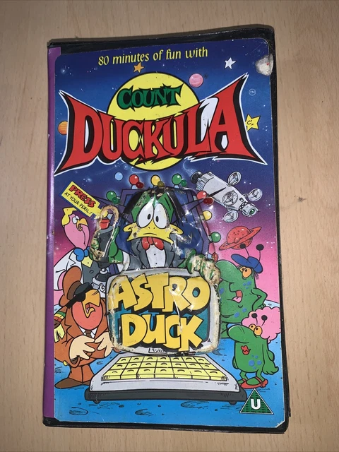 COUNT DUCKULA ASTRO Duck (VHS Video Tape) Rare 3D Case variant £19.99 ...