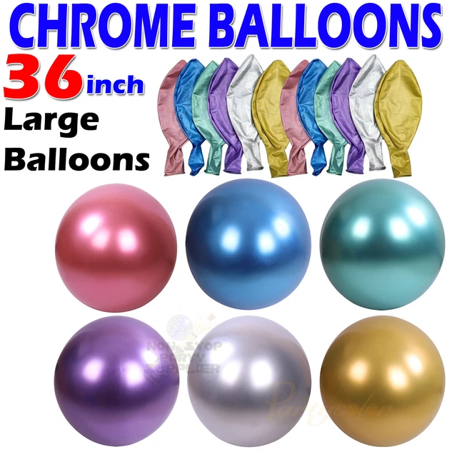 36& INCH GIANT Metallic Balloons Extra Large Latex Balloon Jumbo Chrome ... 36& INCH GIANT Metallic Balloons Extra Large Latex Balloon Jumbo Chrome ...