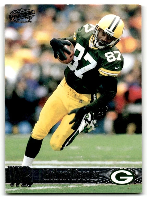 1998 PACIFIC TRADING Collection Robert Brooks Green Bay Packers #154 ...