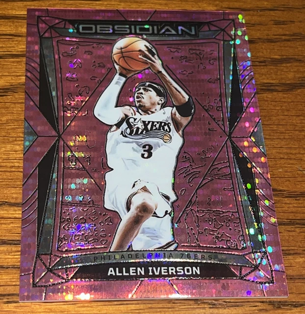 2023-24 OBSIDIENNE GRAVURE électrique pulsar rose Allen Iverson SSP EUR ...