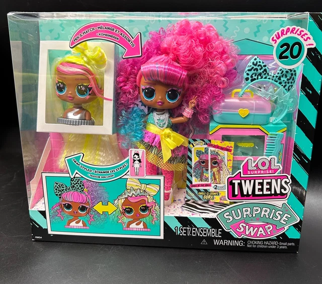 LOL SURPRISE TWEENS Surprise Swap Series -Curls 2 Crimps Cora - Fashion ...