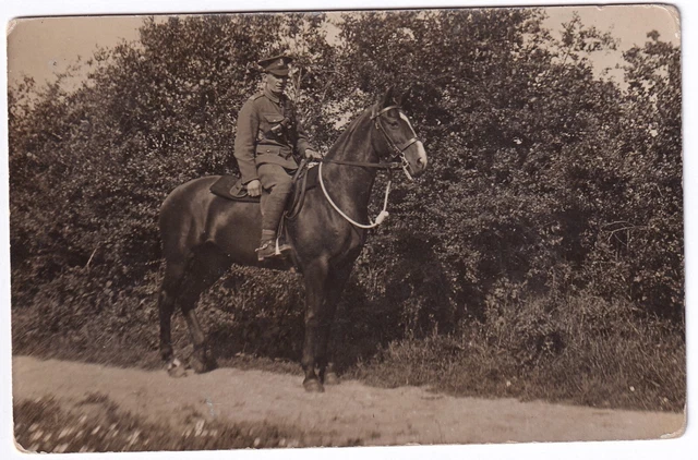 RP PC WW1 Military Territorial Royal Artillery Soldier Mounted On ...