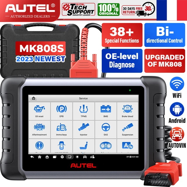 AUTEL MAXICOM MK808S MK808 PRO Outils OBD diagnostics Appareil Systèmes ...