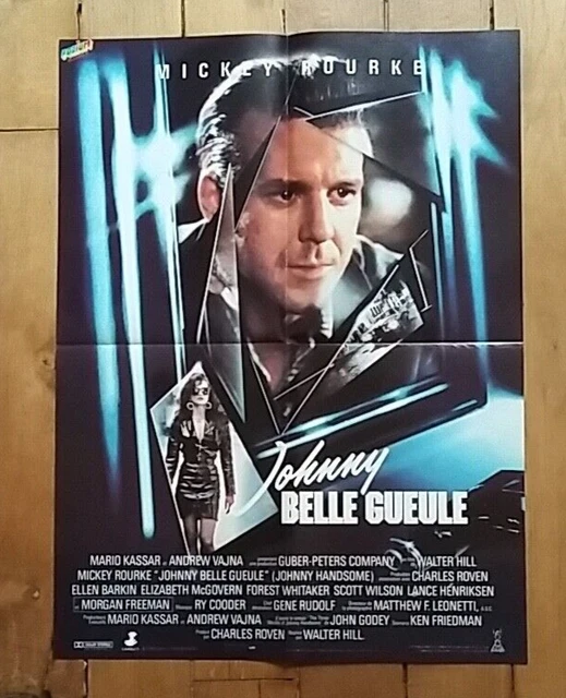 MICKEY ROURKE - France magazine clipping 80s centerfold poster ...