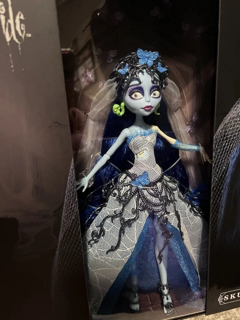 MONSTER HIGH TIM Burton's Corpse Bride Emily Skullector Doll NIB $144. ...