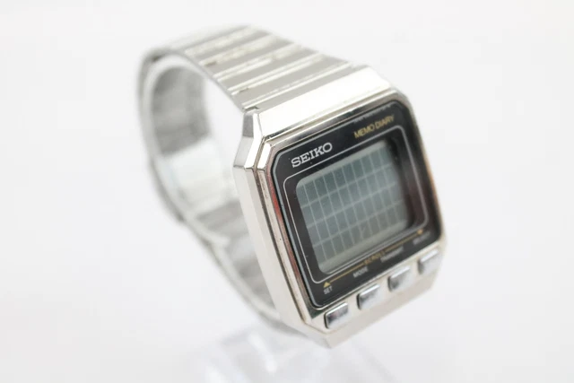 SEIKO MEMO DIARY Digital Watch Ref UW02-0010 Quartz Working £13.50 ...
