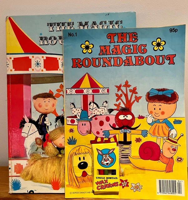 MAGIC ROUNDABOUT HARDBACK book and comic issue No1 original collector ...