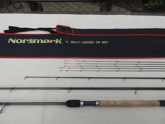 TEAM NORMARK 10FT Multi-Quiver Tip Rod - Mark 2. Comes with 16 quiver ...