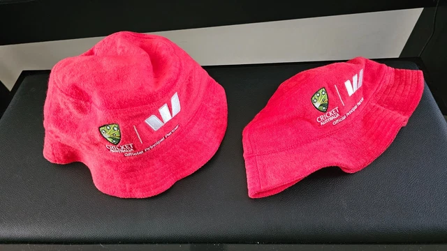 CRICKET AUSTRALIA BUCKET Hat Terry Towelling 2025 WESTPAC PROMO NEW $10 ...