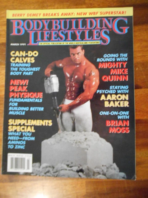 FLEX BODYBUILDING MUSCLE magazine BERRY DEMEY 3-91 £8.93 - PicClick UK