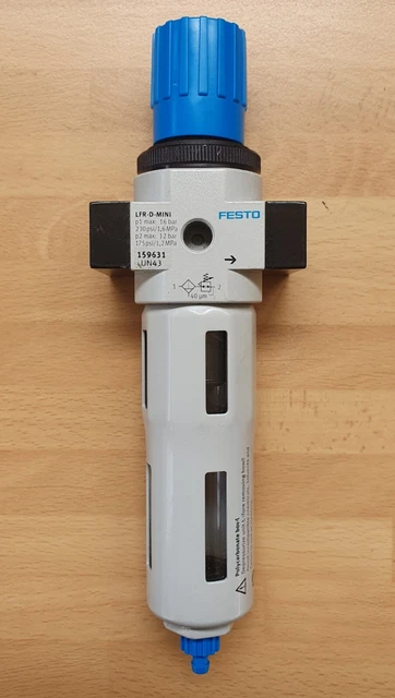 FESTO LFR-D-MINI FILTRO Valvola Controllo max.16 bar/230psi EUR 89,00 ...