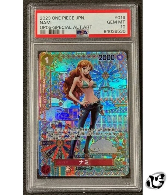 PSA 10 NAMI OP01-016 Special Alt Art One Piece Card Awakening Of The New Era EUR 171,61 ...