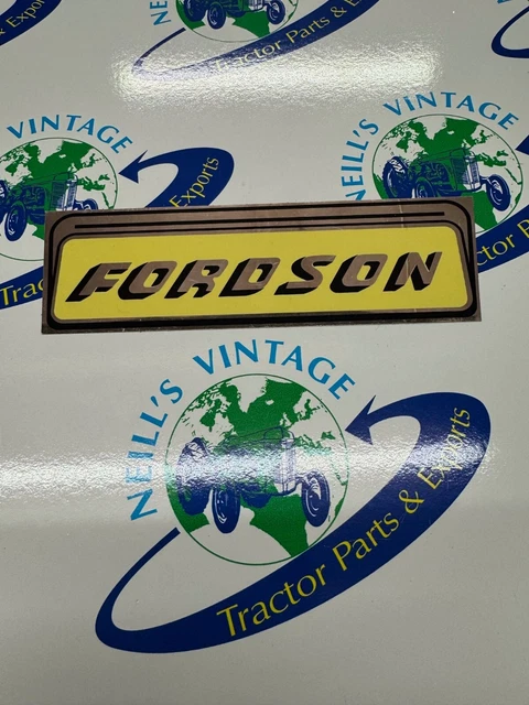 FORDSON NEW PERFORMANCE Super Dexta Decal Name Badge £5.50 - PicClick UK