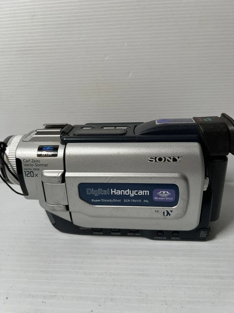 SONY HANDY CAMERA Mini DV DCR TRV17E -No charger Untested Video Camera ...