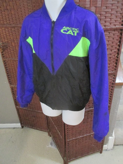 VINTAGE ARCTIC CAT Jacket 90s Mens Large Retro Snowmobile Ski Doo ...