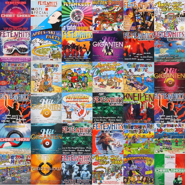MUSIC SONGS MUSIK Cds Album Sampler Chart-Show Fetenhits Ballermann ...