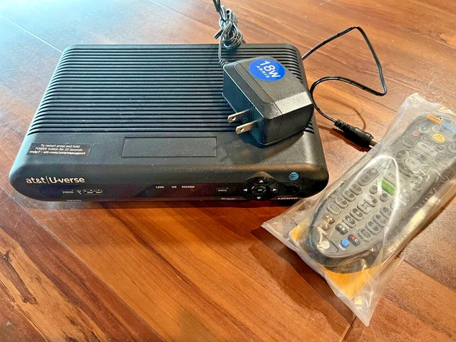 ARRIS VIP 2262 V2 AT&T UVerse CABLE TV BOX, with power supply and ...