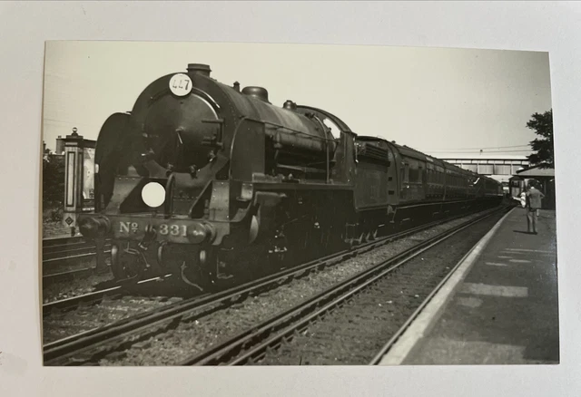 RAILWAY LOCOMOTIVE PHOTOGRAPH - Sr 331 Raynes Park - F925 £3.50 ...