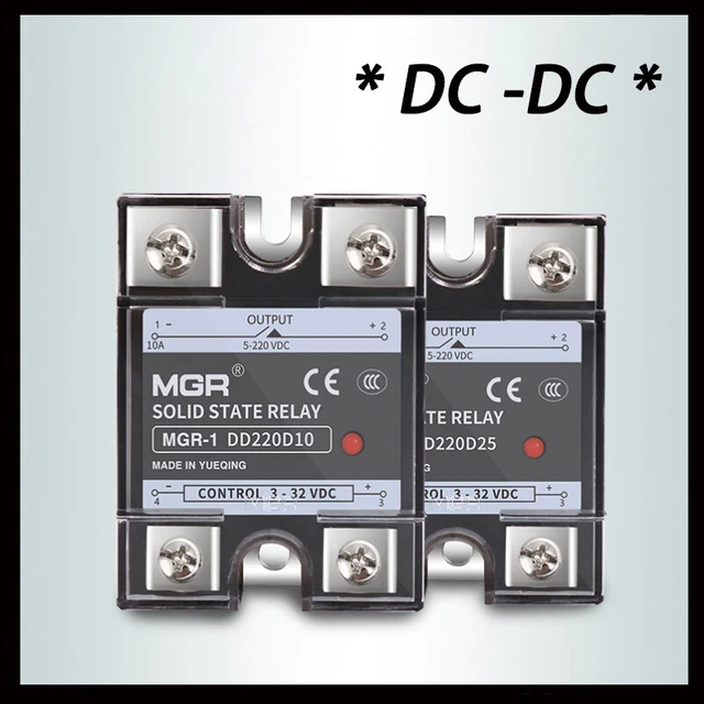 SOLID STATE RELAY Module DC - DC SSR -10DC -100DC DC 3-32V DC5-220V $7. ...