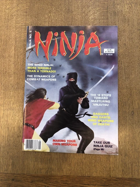 NINJA MAGAZINE #5 W/ Poster MASTER Kunoichi Lady Ninja Hayes, Bussey Rare VF+ £43.82 - PicClick UK