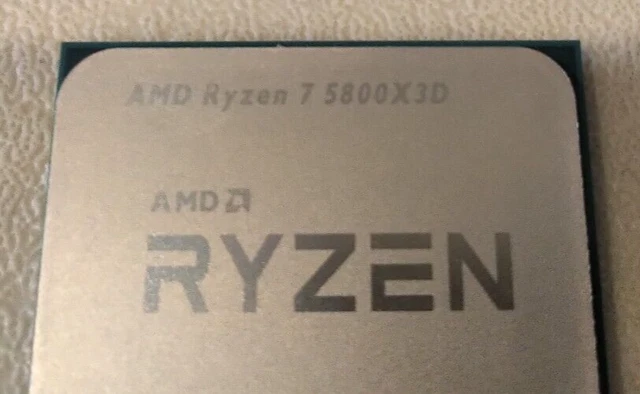 AMD RYZEN 7 5800X3D 8 Core 16 Thread 3.4-4.5 Ghz 3 Level Cache 96MB CPU ...