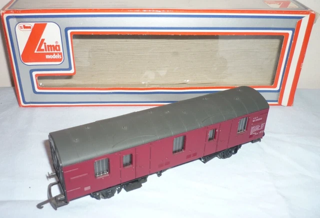 LIMA OO GAUGE Br Cct Bogie Parcels Van M94292 L30537 Boxed £14.99 ...