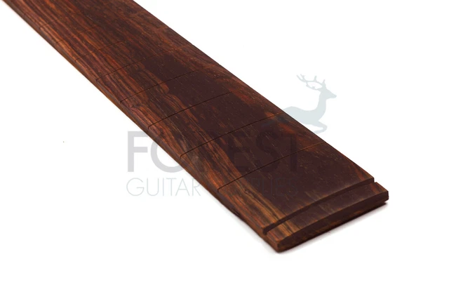 COCOBOLO GUITARE FRETBOARD, Touche FENDER 25.5 " Scale Fendu 9.5 ...