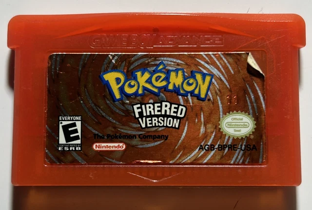 POKEMON FIRERED VERSION (Game Boy Advance GBA)Works Authentic Saves🔥 ...