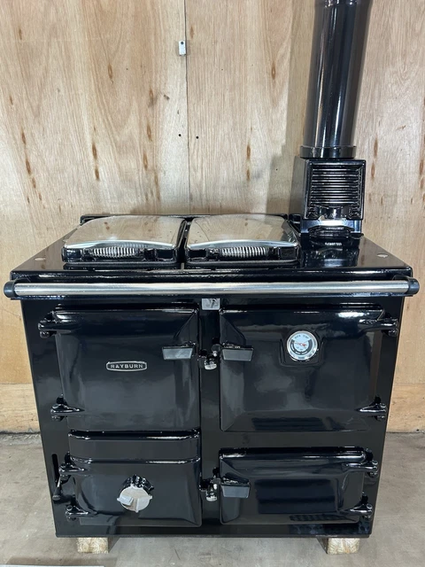 AGA RAYBURN HEATRANGER 345W wood burning range cooker / boiler £3,295. ...