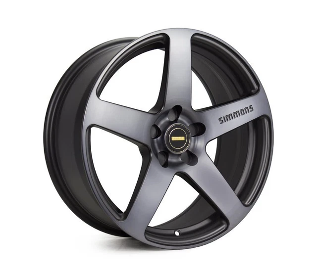 TO SUIT MAZDA CX-7 WHEELS PACKAGE: 18x8.0 18x9.0 Simmons FR-C Black ...